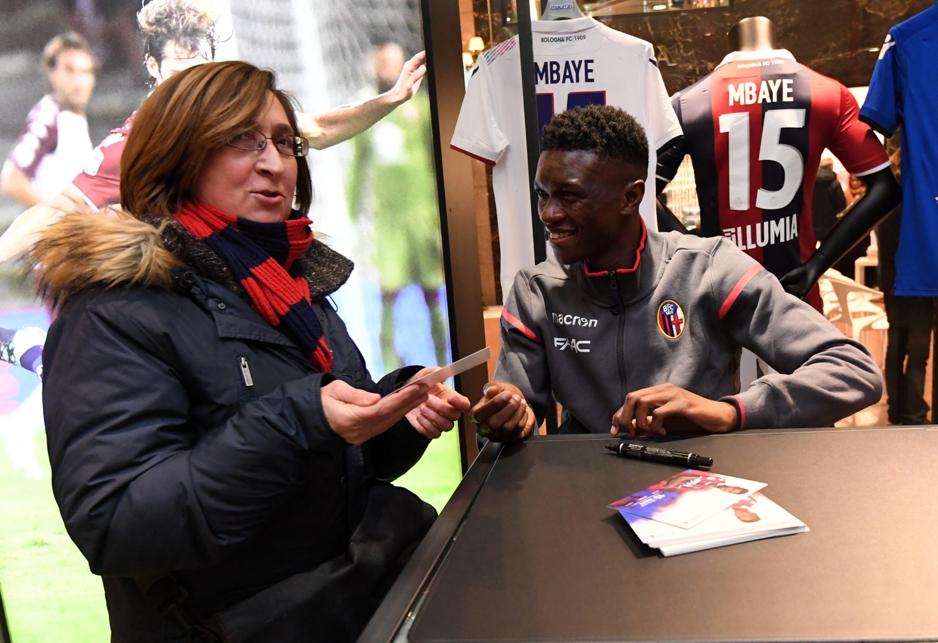 Ibrahima Mbaye allo store Macron|Bfc – Bolognafc