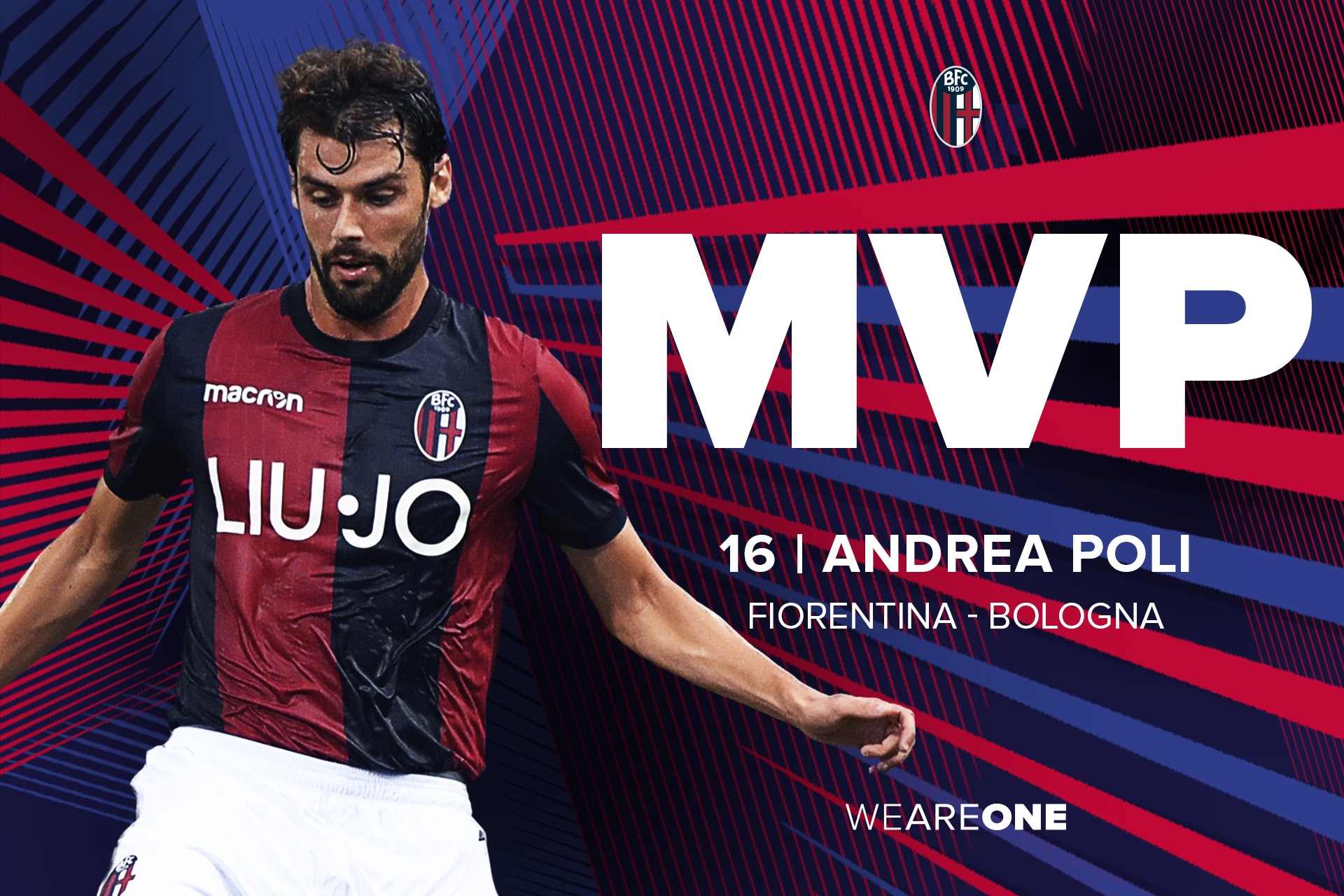 Poli voted MVP from #FiorentinaBFC – BolognaFC
