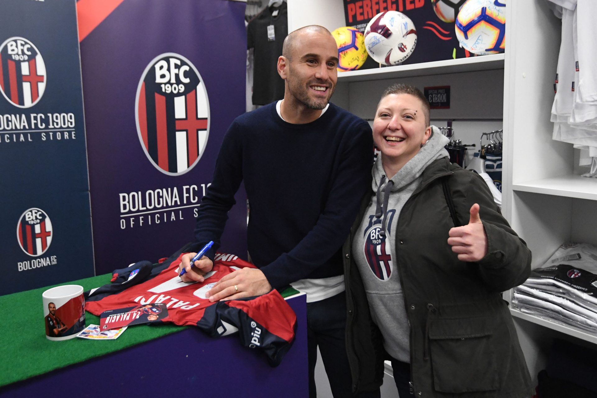 La gallery di Palacio al Bfc Official Store – Bolognafc