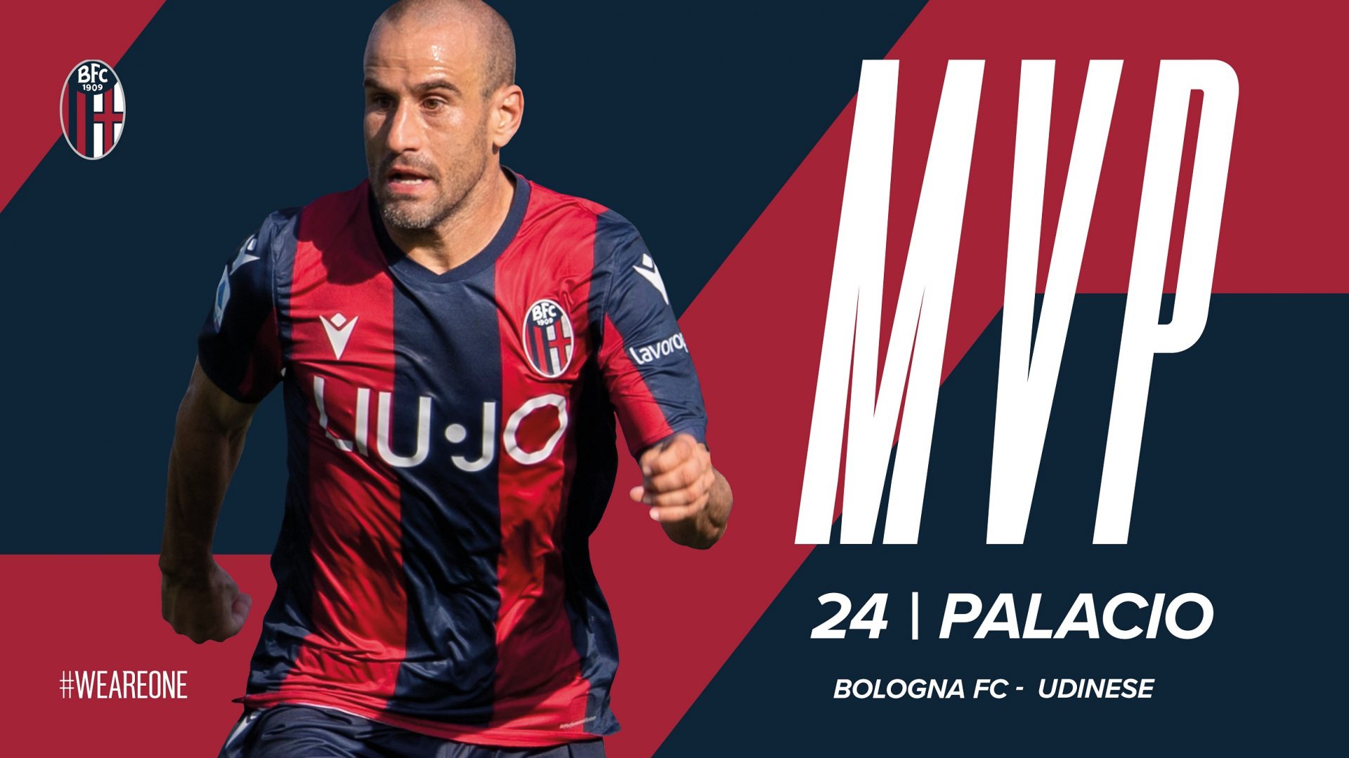Palacio MVP di #BFCUdinese – Bolognafc